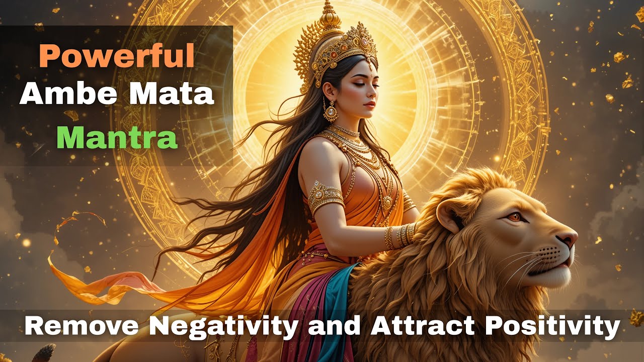 Powerful Ambe Mata Mantra 🙏 Maa Durga Mantra for Protection, Positivity ...