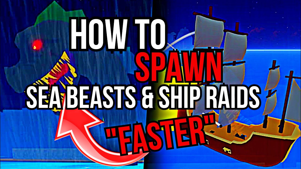 SPAWN SEA BEASTS AND SHIP RAIDS FASTER USING THIS TIPS‼️ - YouTube