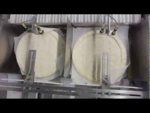 Pizza Crust Stacking Solutions for the Food Packaging Industry - YouTube