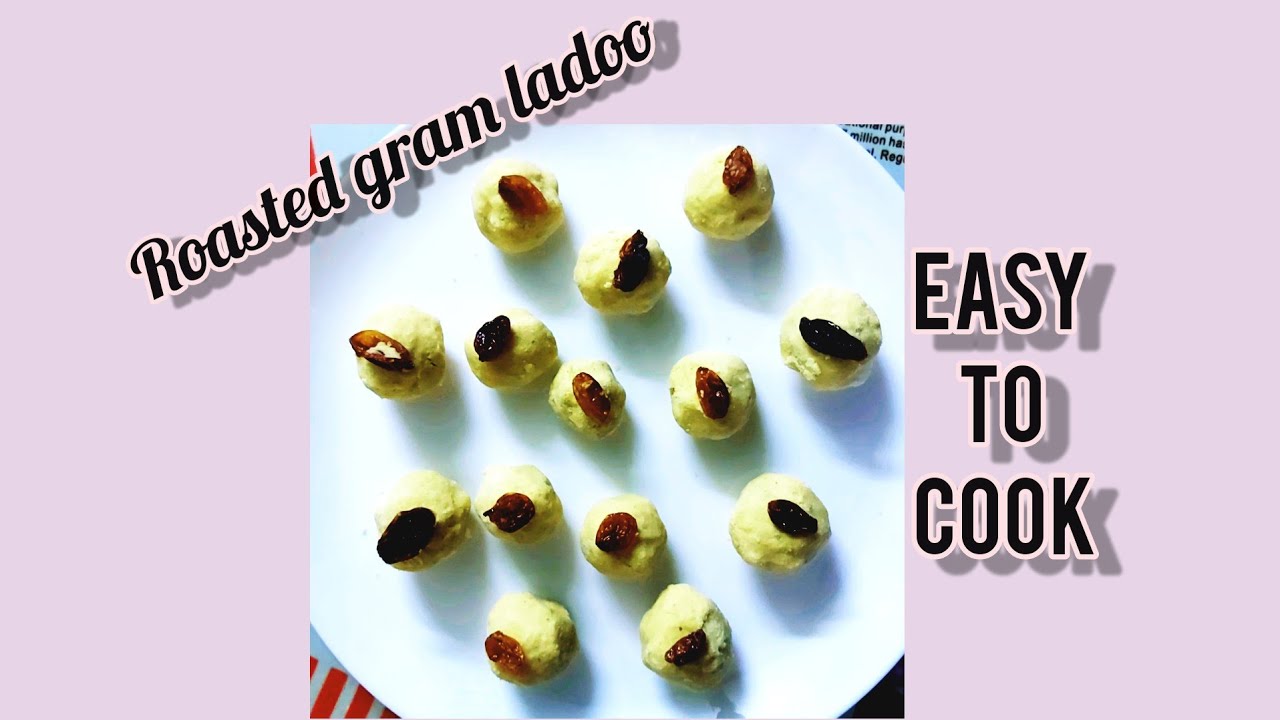 Pottukadala ladoo Recipe In Malayalam/Roasted gram ladoo/maladu - YouTube