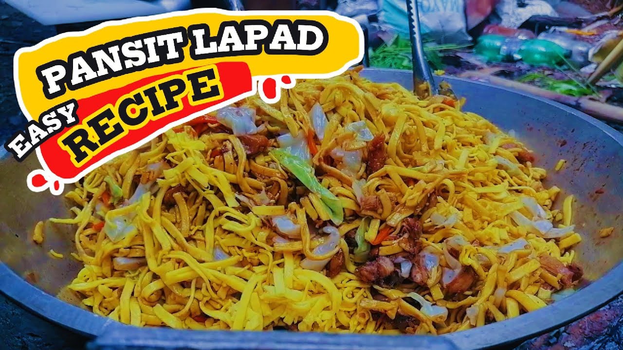 pansit lapad ng bicol😋 sarap pang meryenda - YouTube