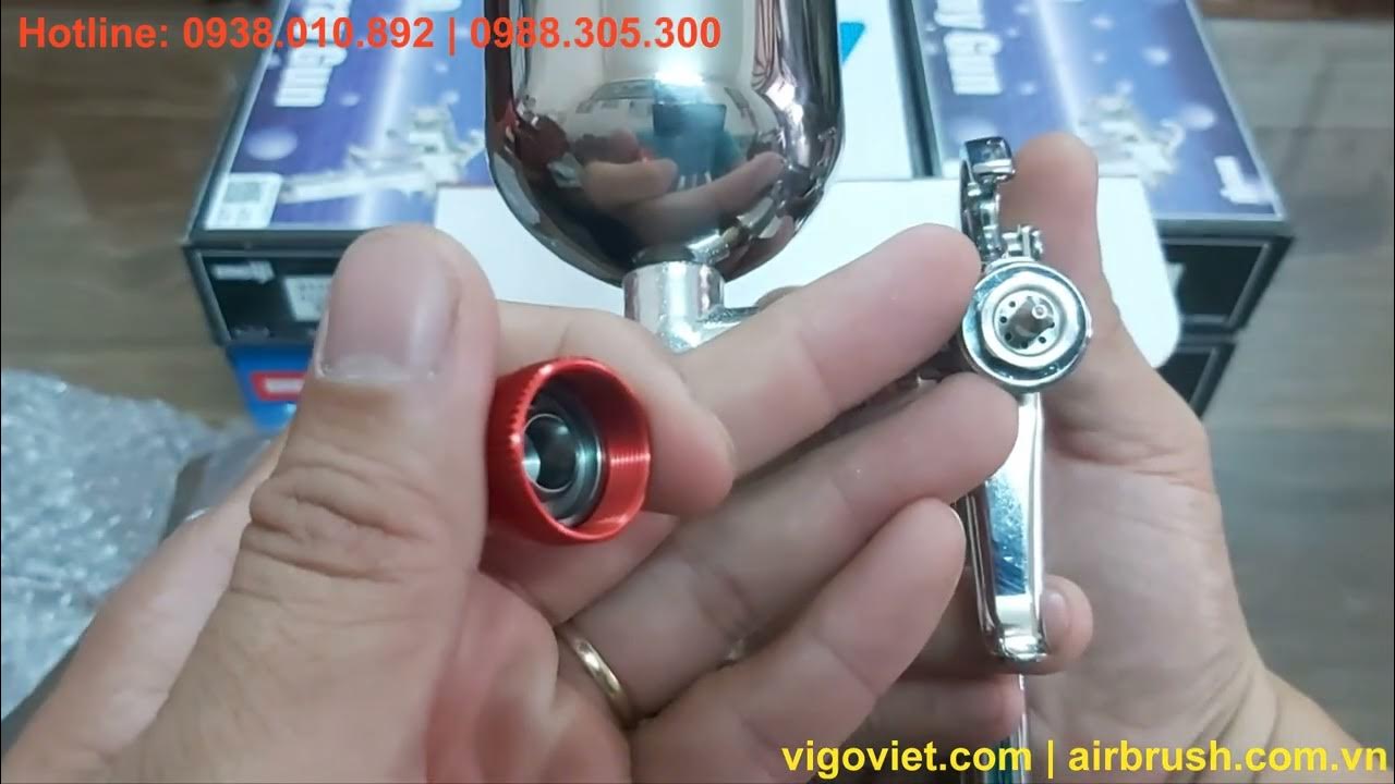 Finer Spot G12 Meiji Nhật Bản | Mini Paint Spray gun Meiji Finer Spot G12 |자동 페인트 스프레이 건 自動塗料ス ...