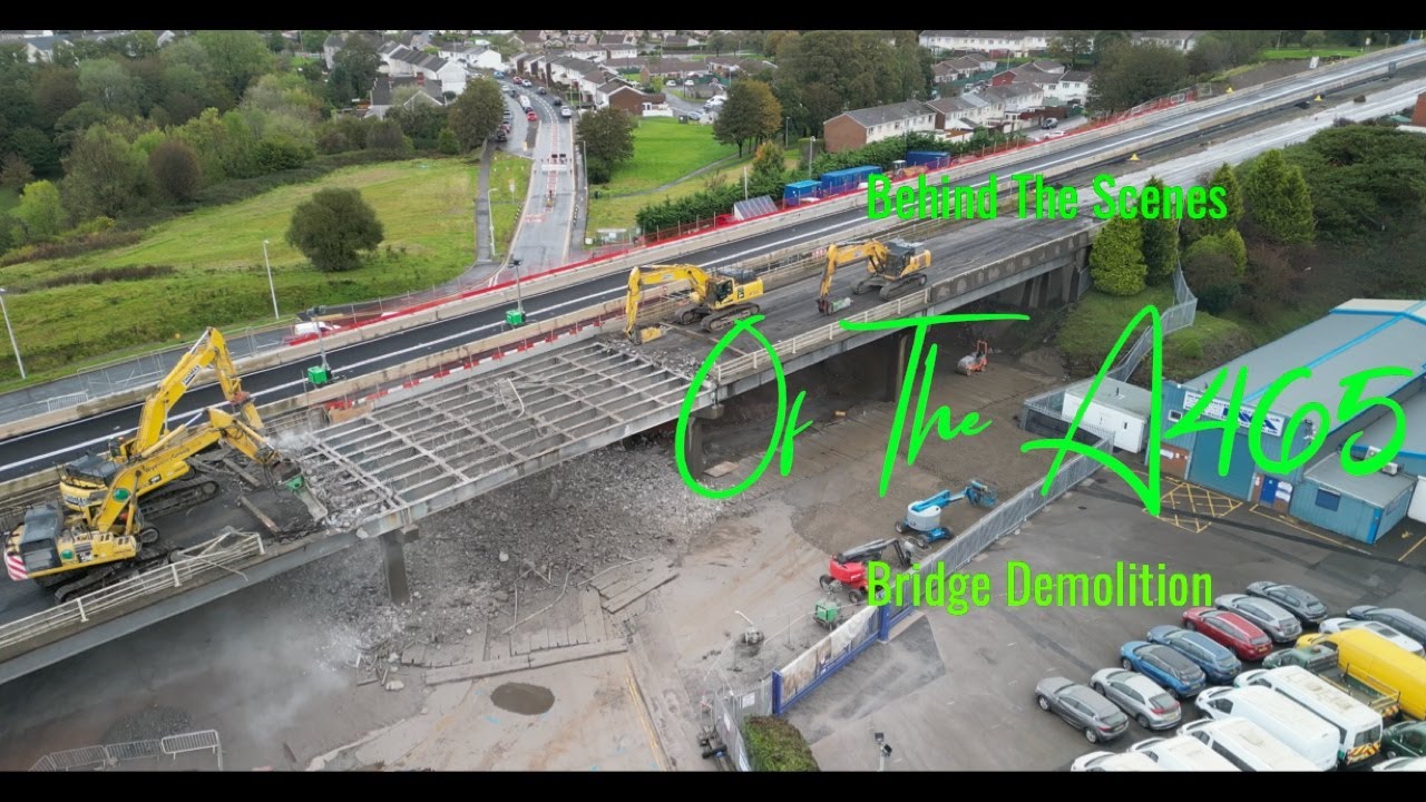 Behind The Scenes Of A Bridge Demolition - YouTube