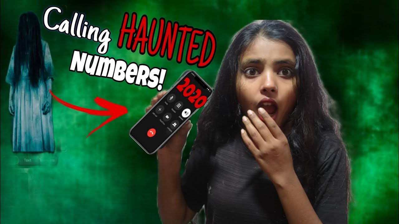 Calling HAUNTED Numbers You Should Never Call at midnight!! *call ...