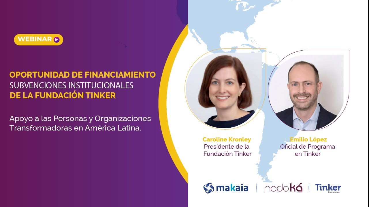 Grabación webinar oportunidad de financiamiento subvenciones ...