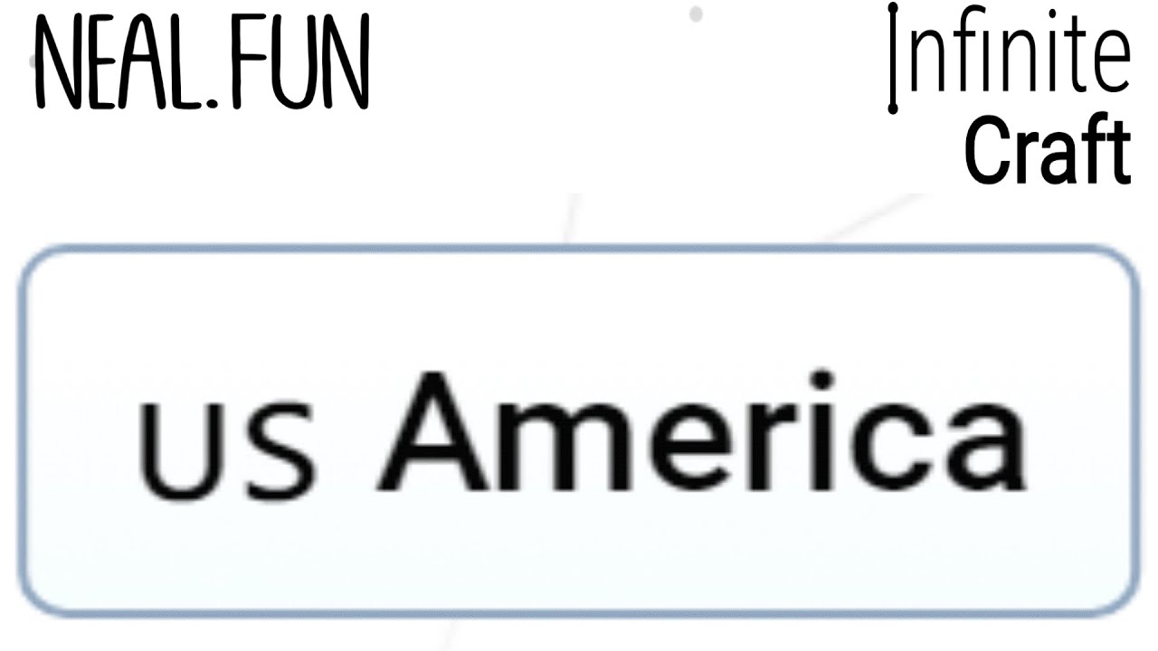 How To Make America In Infinite Craft Quickly - YouTube