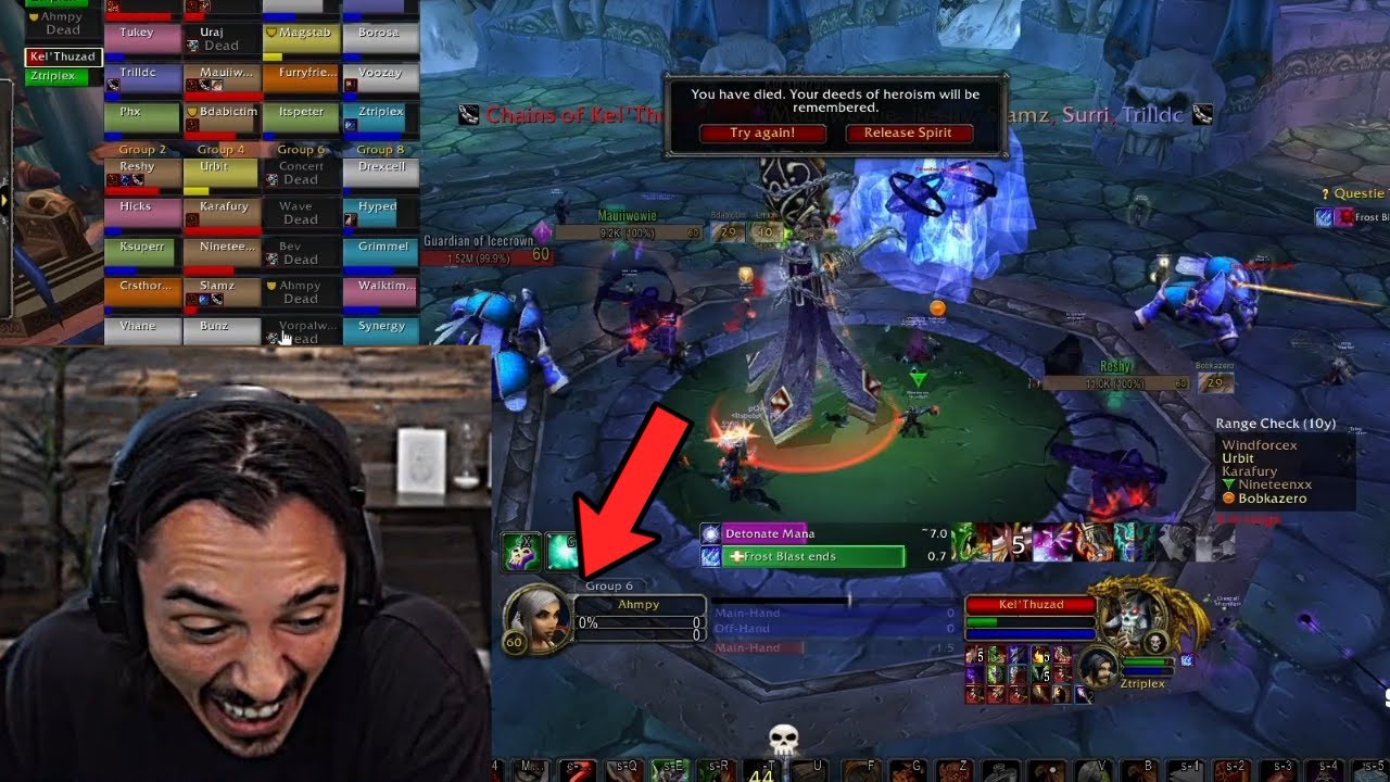 They Got WORLD FIRST Kel'Thuzad on OFFICIAL HARDCORE - YouTube