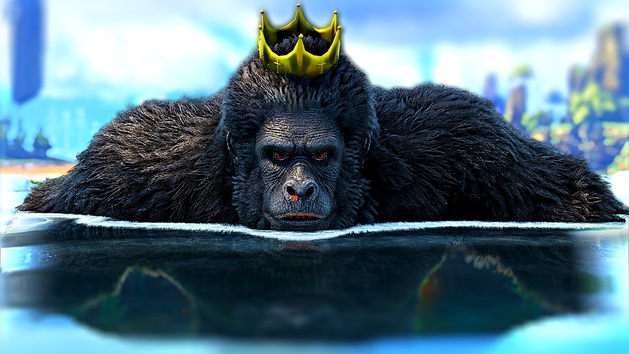 Its FINALLY Time to Take Down the ENORMOUS MEGA KING KONG! | ARK MEGA ...