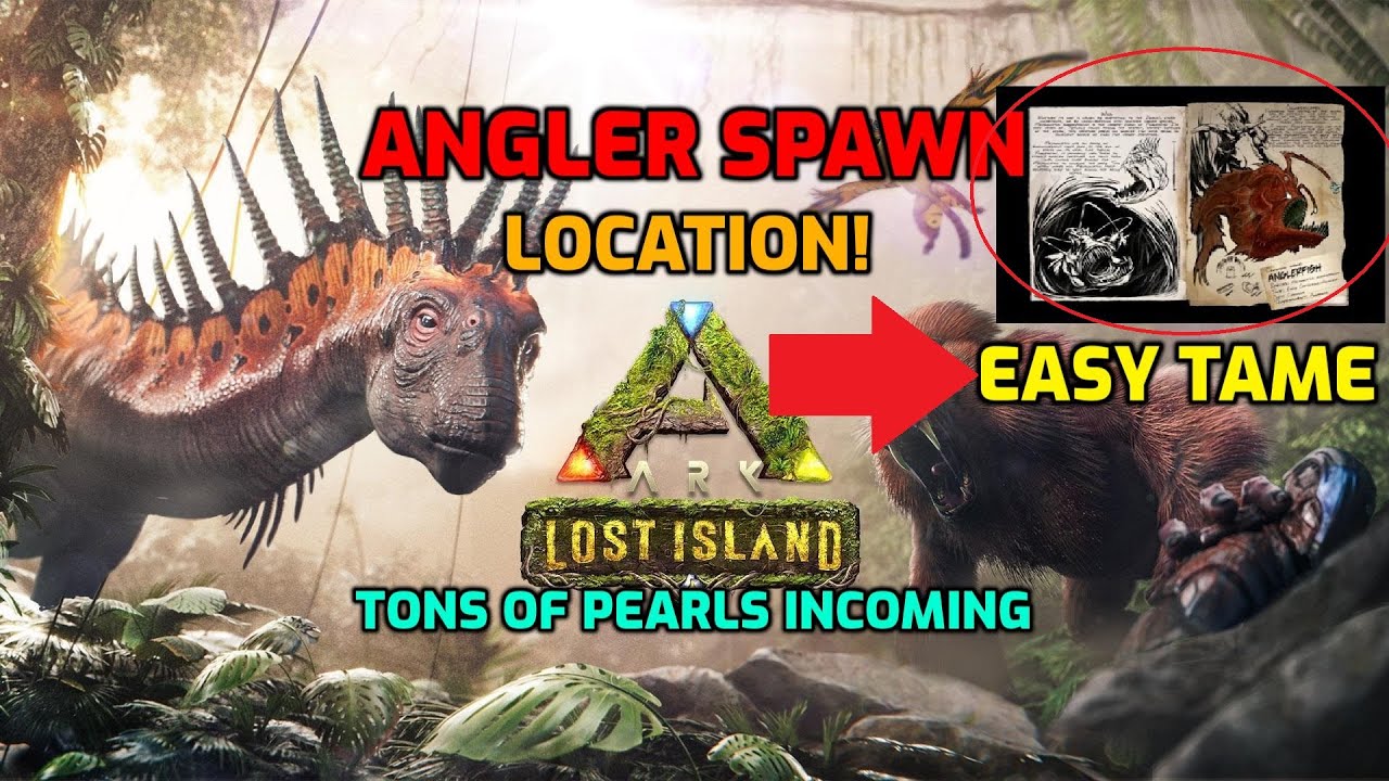 Lost Island Angler Spawn Location Ark Lost Island Where To Find Angler ...