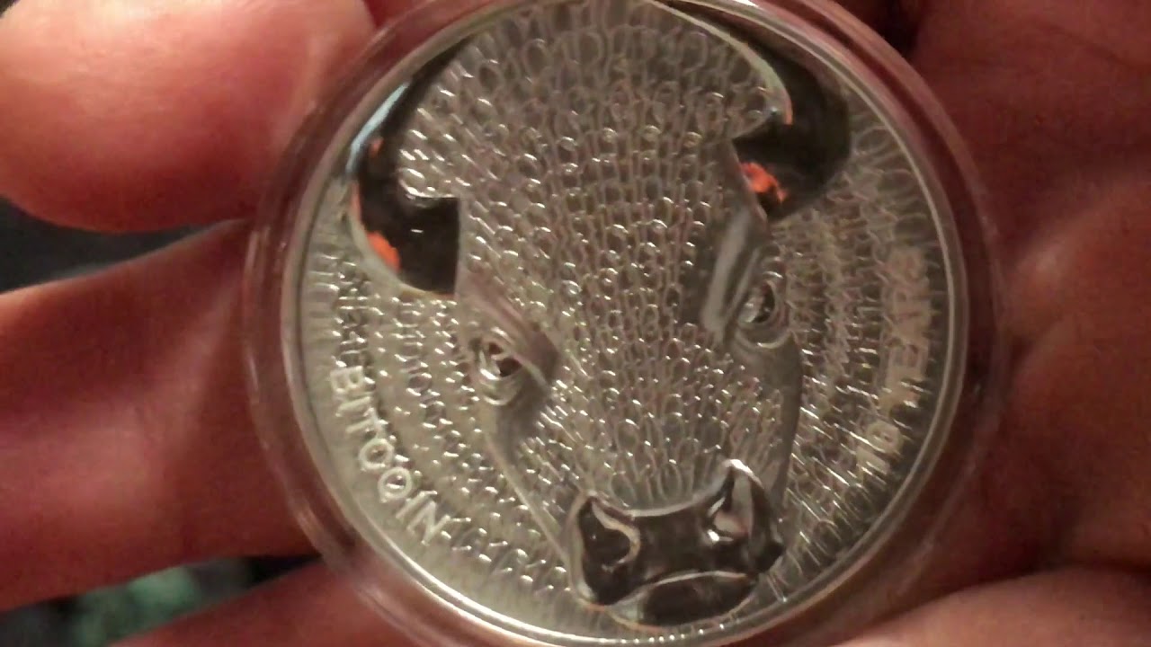 The Binary Bull Coin with embedded BTC value - YouTube