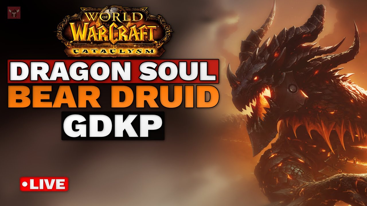 Cataclysm Classic Dragon Soul 25 Heroic GDKP ━ Guardian Druid POV | DS ...
