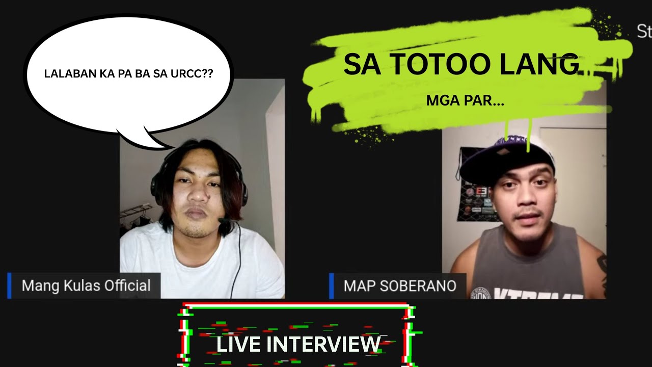 LIVE INTERVIEW WITH MAP SOBERANO URCC BAREKNUCKLE FIGHTER - YouTube
