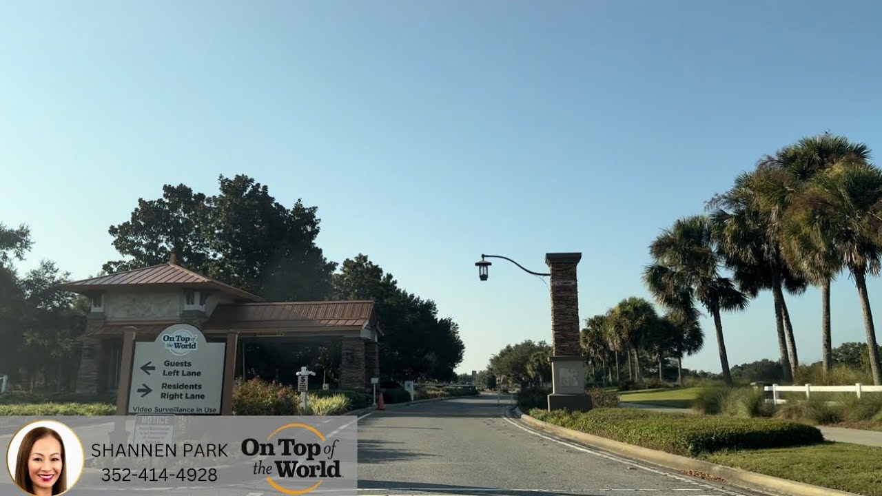 Behind the Gates of Candler Hills at On Top of the World Ocala Florida ...