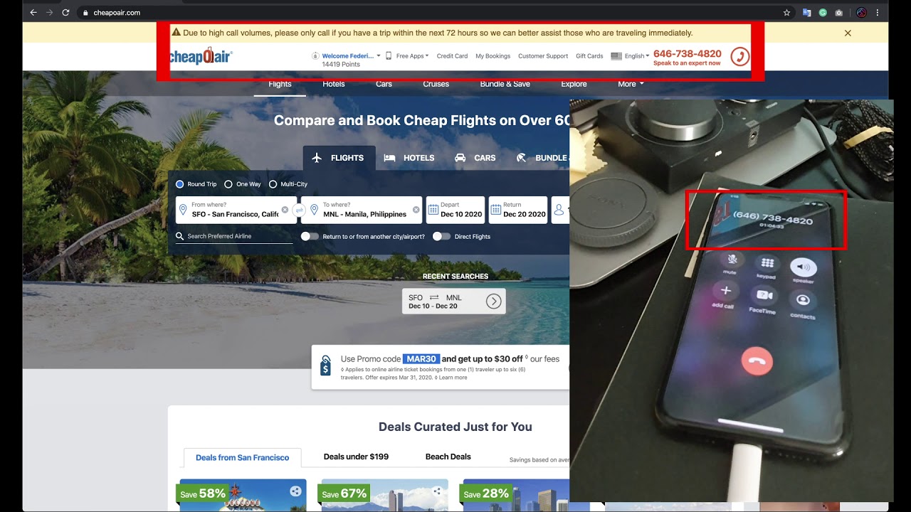 Cheapoair dodging and ignoring calls - YouTube