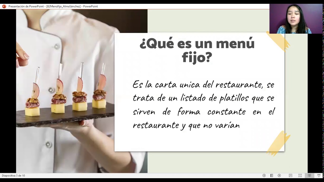 Menú Fijo - YouTube