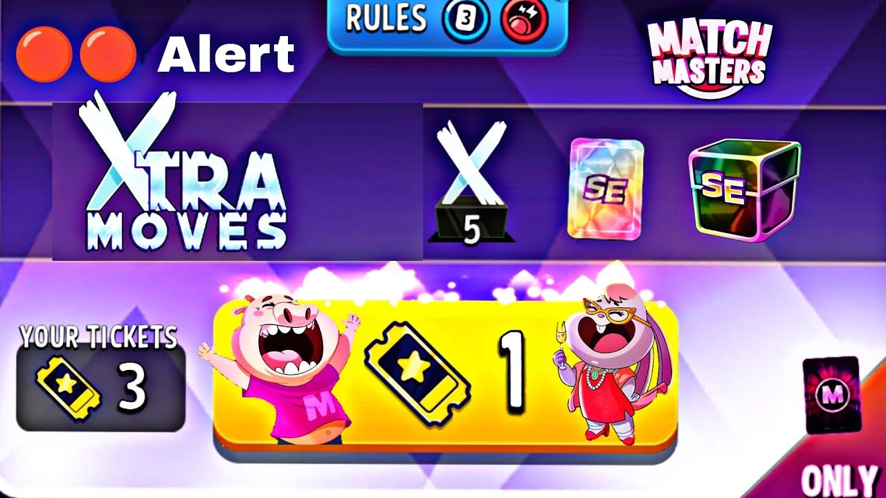 Xtra move Daimond boster tournament | match masters | xtra move easy ...