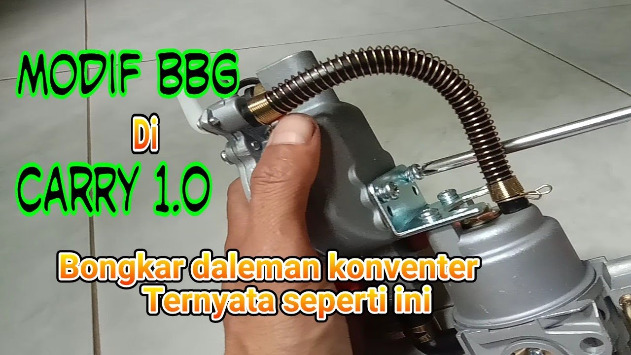 cara kerja konventer bahan bakar gas(BBG) - YouTube