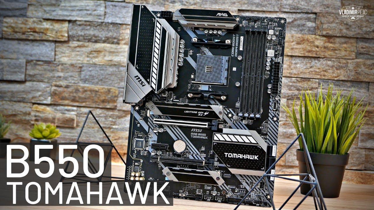 MSI B550 TOMAHAWK PREGLED - YouTube