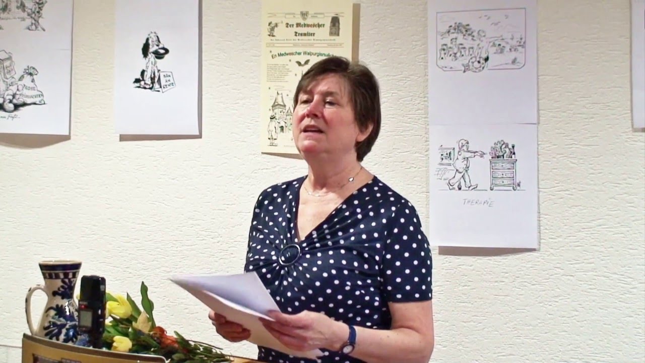 Doris Hutter: "Winnetou ä Grißpuld" - Mundartautorentreffen 2015 - YouTube