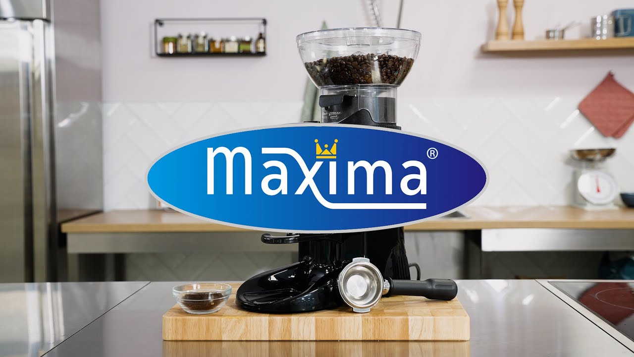 Maxima Coffee Grinder 500g of Beans - YouTube