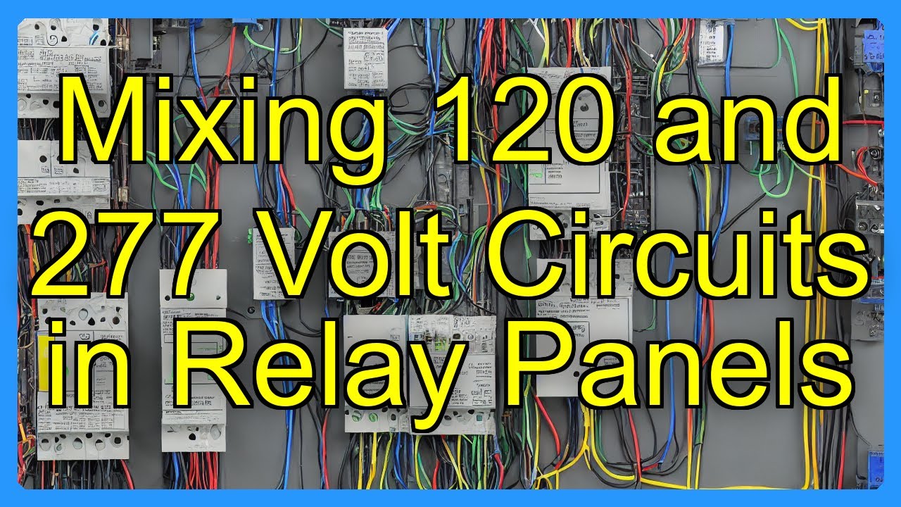 Mixing 120 and 277 Volt Circuits in Relay Panels - YouTube
