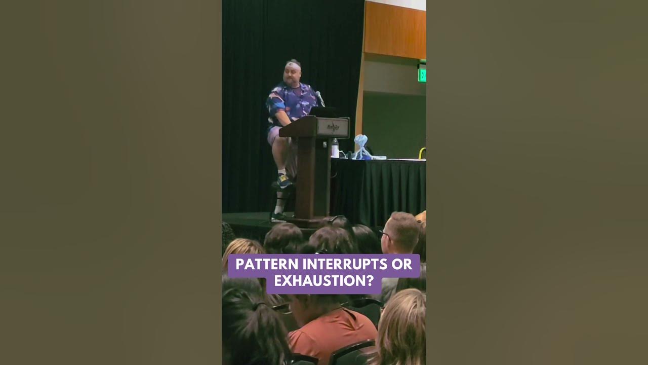 Pattern interrupts or exhaustion? Choose! - YouTube