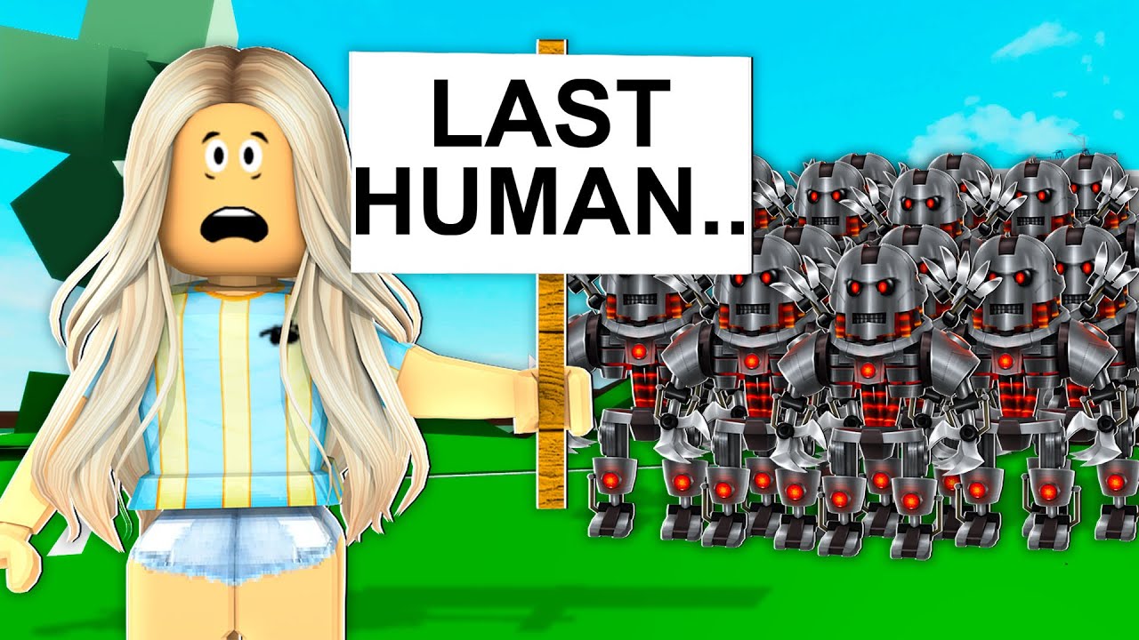 ROBOT Invasion In Brookhaven.. (Roblox) - YouTube