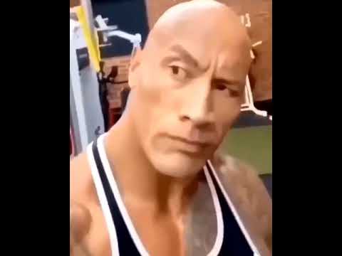 The rock stare - YouTube