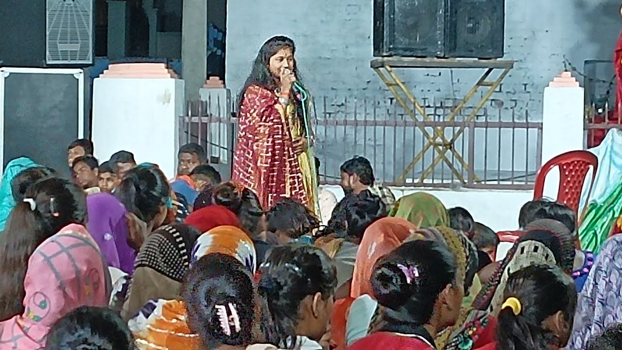 Tridev sharma is live village aimi jagran - YouTube