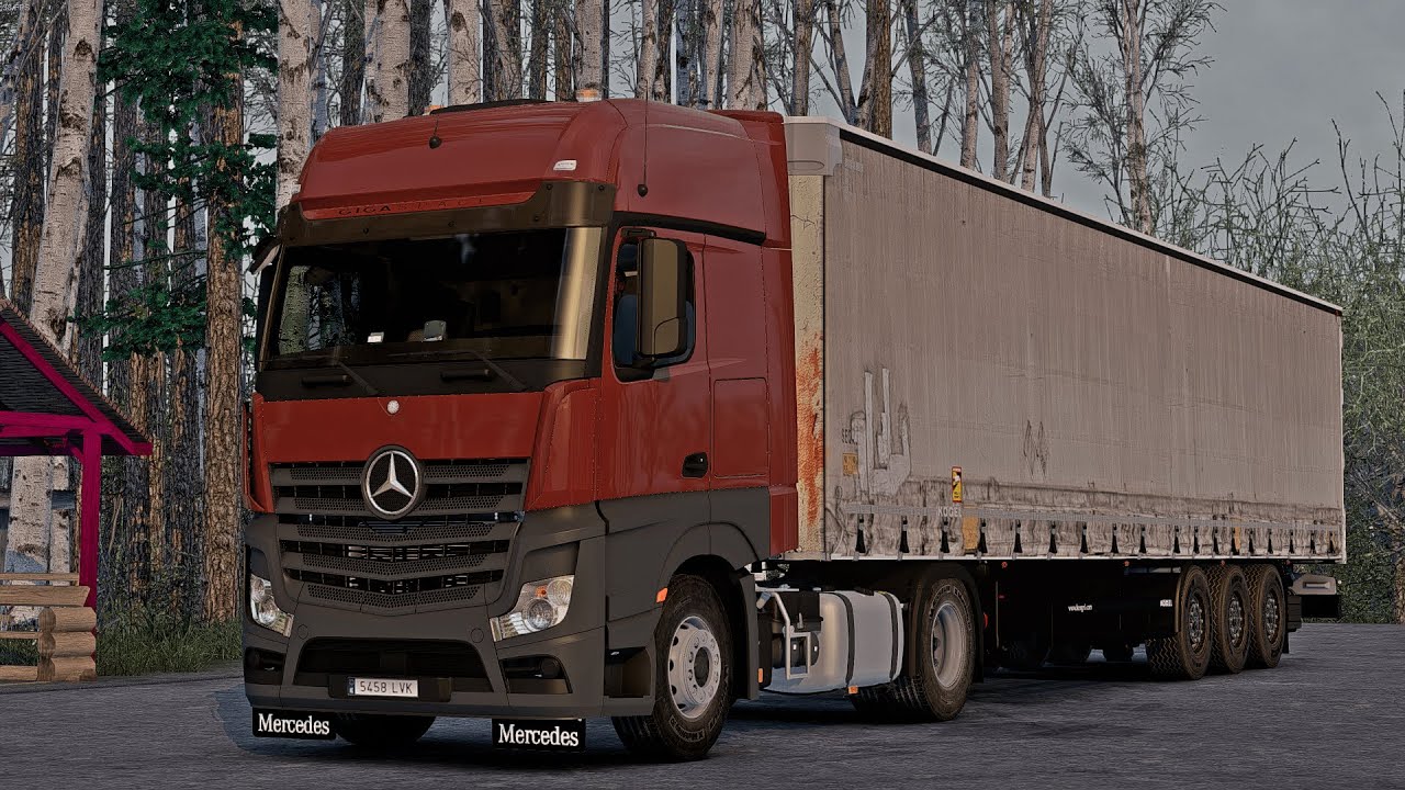 ETS2 1.49 I Mercedes Actros MP4 I Sibir Map I Chelyabinsk - Bogdanovich ...