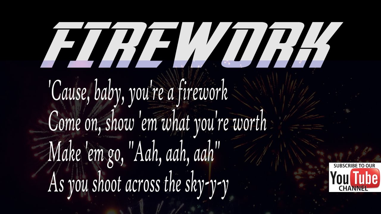 FIREWORK cover lyrics - YouTube