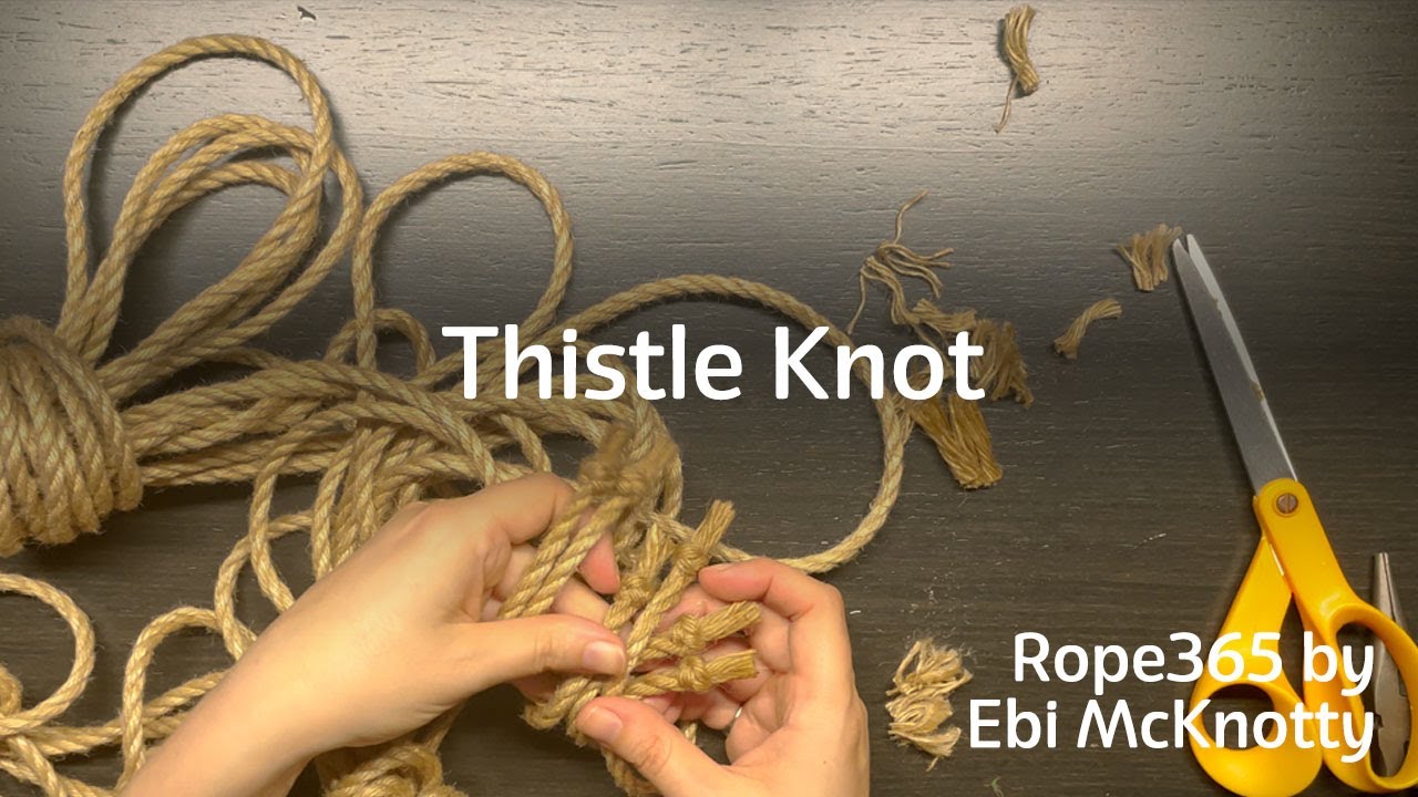 Thistle Knot - Tutorial/ASMR - YouTube