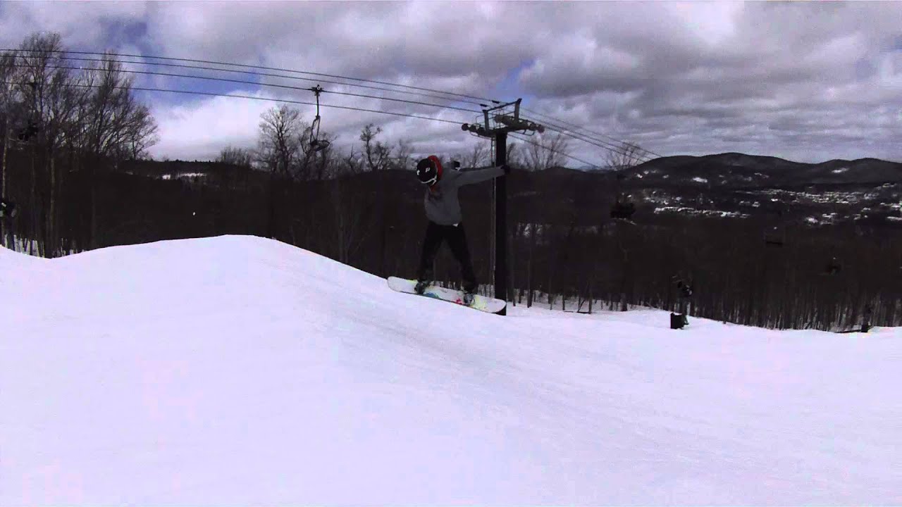 Painful Snowboard Fall- Over rotated frontflip - YouTube