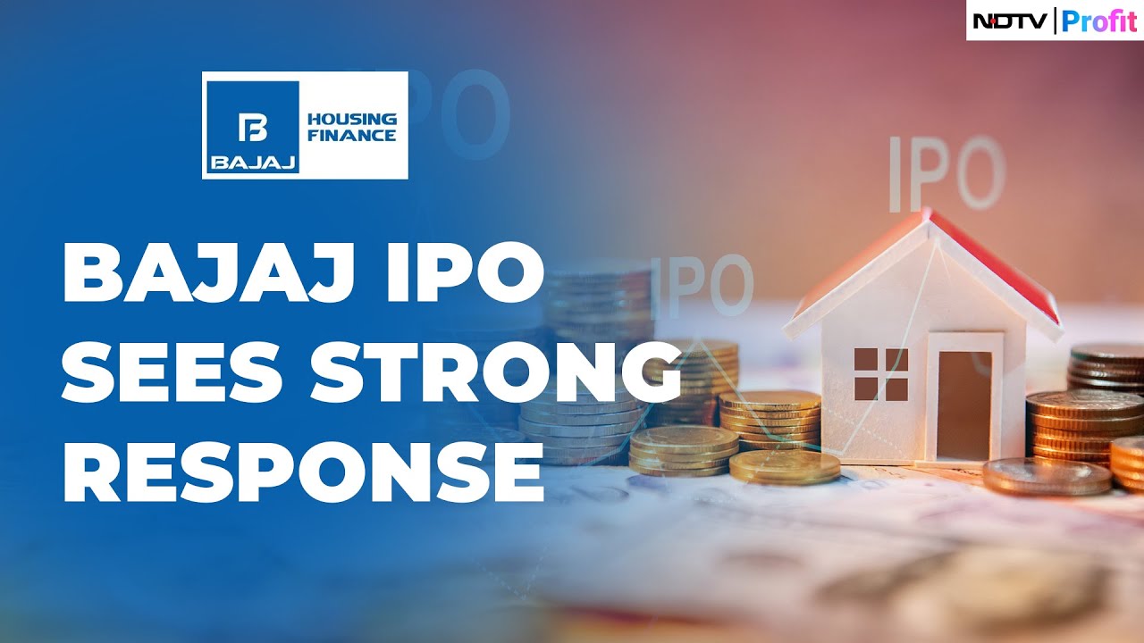 Blockbuster IPO Opening: Bajaj Housing Finance Subscribed 2 Time On Day 1 - YouTube