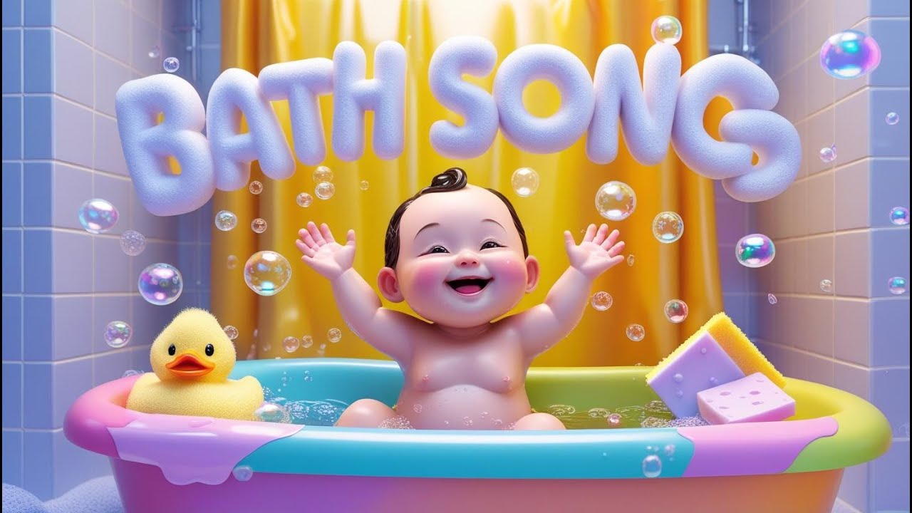 Bath Song For Kids R1E0208 | Classic Nursery Rhyme for Kids | Jumpy ...