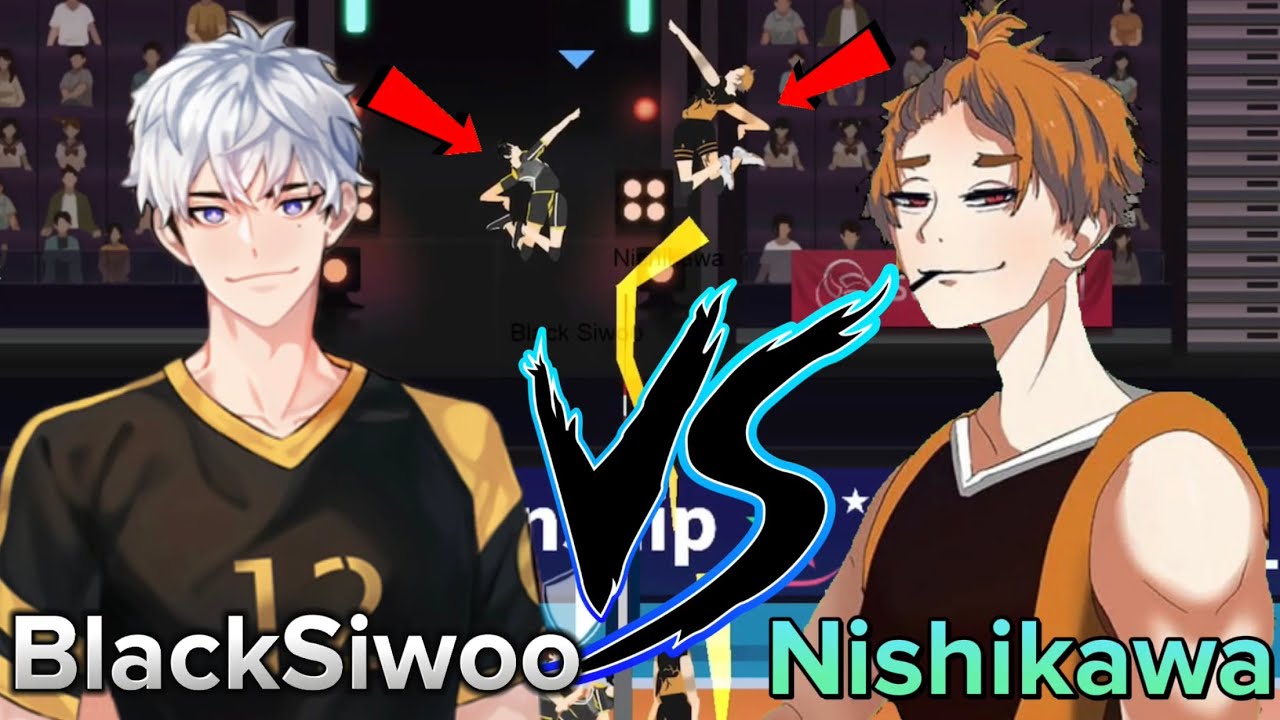 Black Siwoo VS Nishikawa | Full Gameplay - The Spike Volleyball Story ...