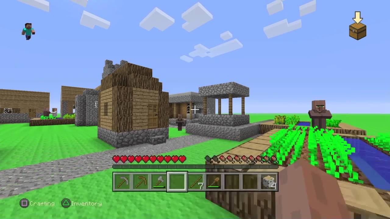 Minecraft (stampylonghead flat world challenge) [part1] - YouTube