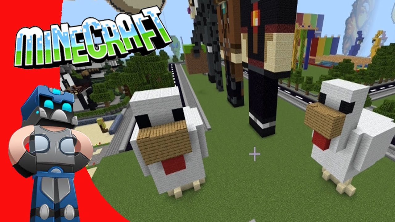 Minecraft: Como hacer Gallina 3D Tutorial - YouTube