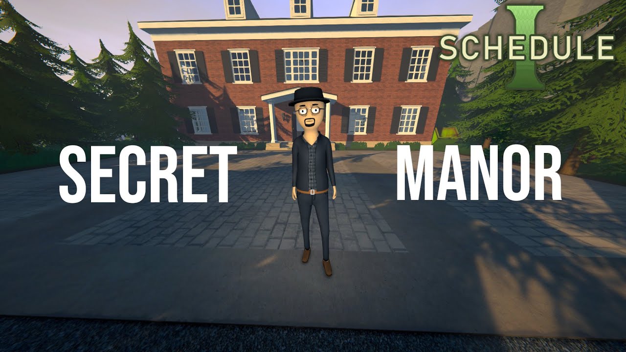 how to get in *SECRET MANOR* in schedule 1 - YouTube