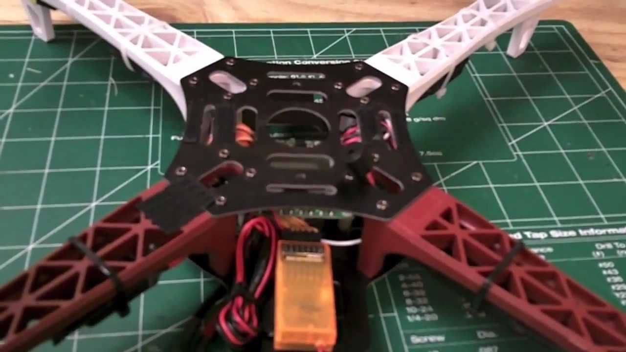 Quadcopter Q450 frame - YouTube
