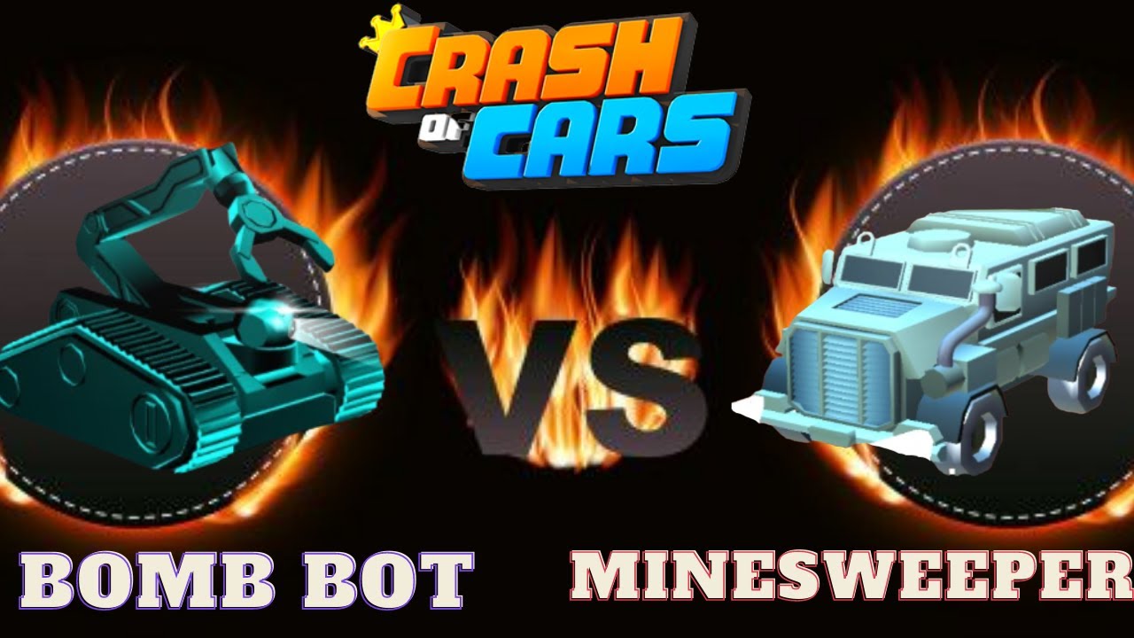 Bomb Bot VS Minesweeper | Crash of Cars - YouTube