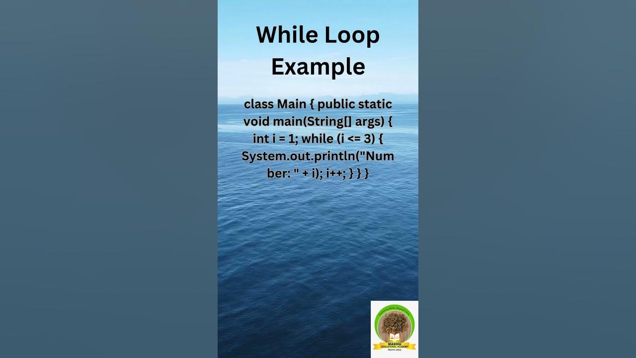 While Loop In Java Java Freecodingclass Javaprogrammingbasics Javatutorial Youtube