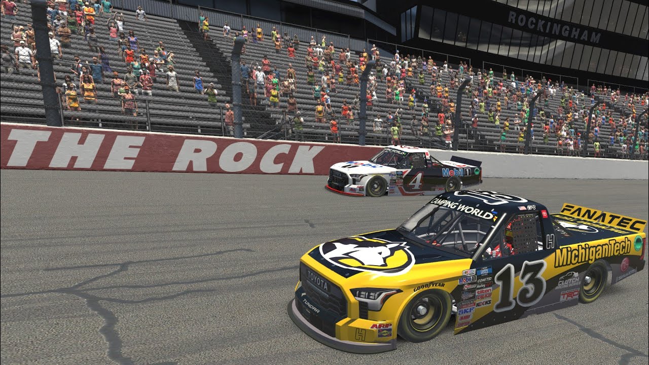 NASCAR Trucks @ The Rock l Clutch Racing Series! - YouTube