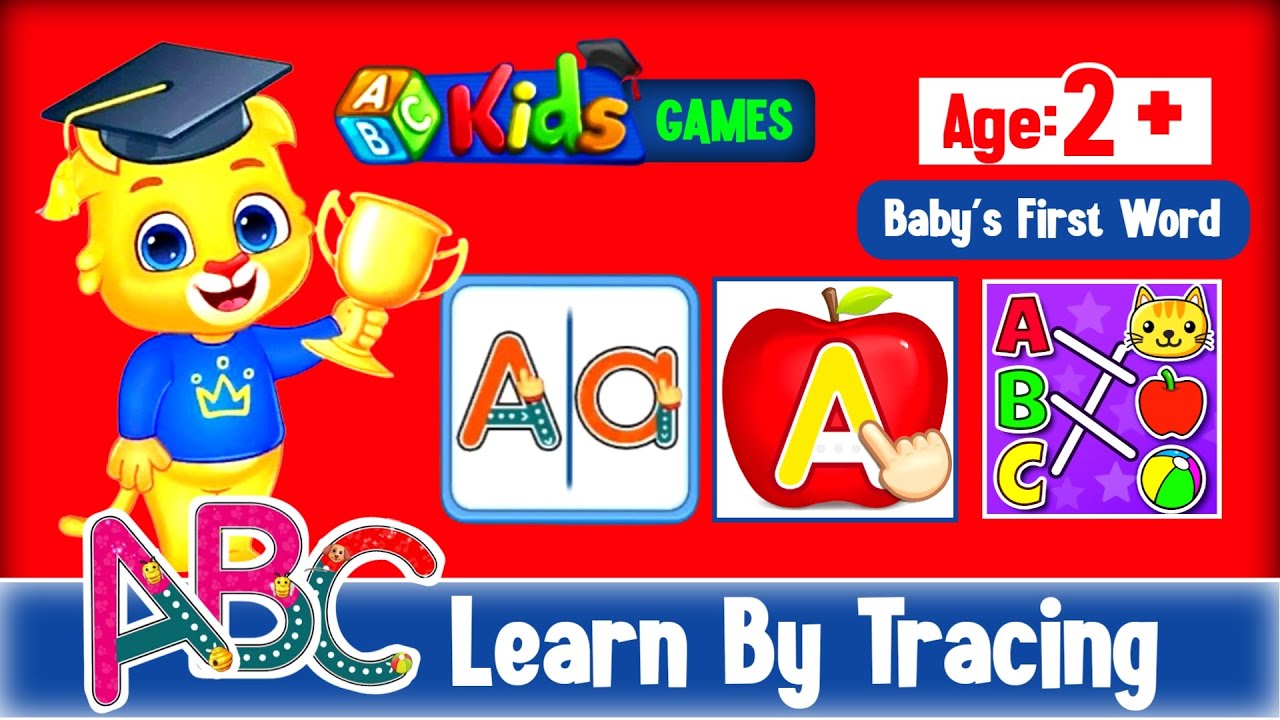 Baby's First Words & ABCD Alphabets for Kids | ABC Kids - Tracing ...