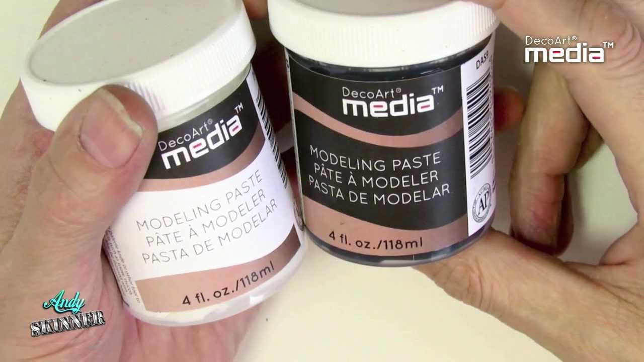 Decoart Media Modeling Paste - YouTube
