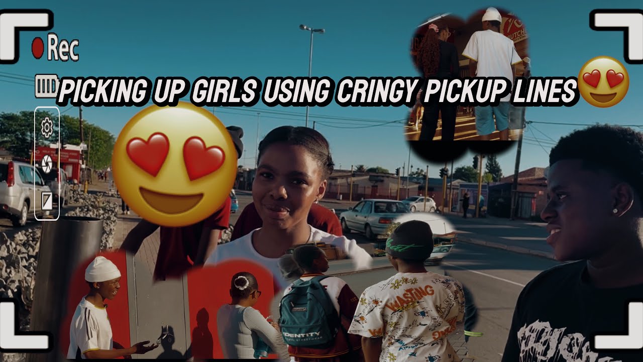 Picking up girls using cringy pickup lines😍[Must watch‼️] - YouTube
