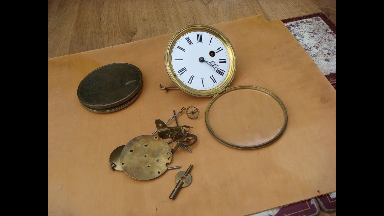 Vintage Clock Parts For French Mantle Clock Movements Spare Or Repair ...
