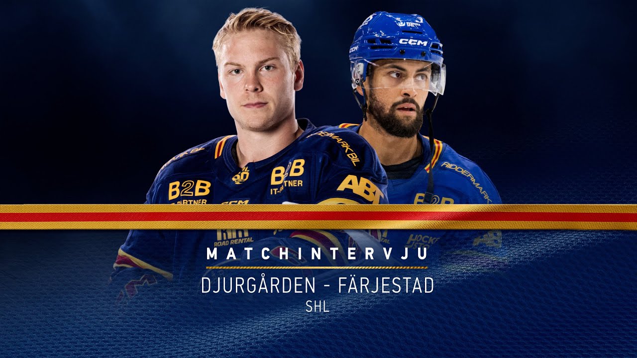 MATCHINTERVJU 🎙️ | Oliver Kylington och David Blomgren efter DIF ...