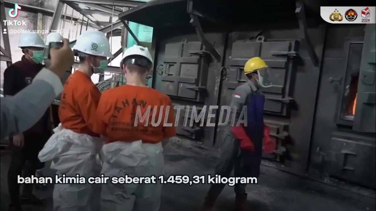 Dittipidnarkoba Bareskrim Polri melakukan pemusnahan barang bukti narkoba. - YouTube