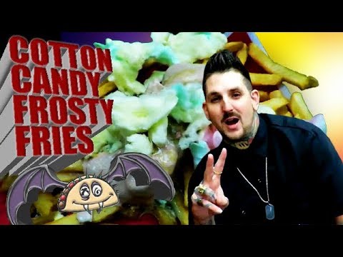 COTTON CANDY FROSY FRIES - Cooking with Cash | Cheap Fast Food Hacks ...